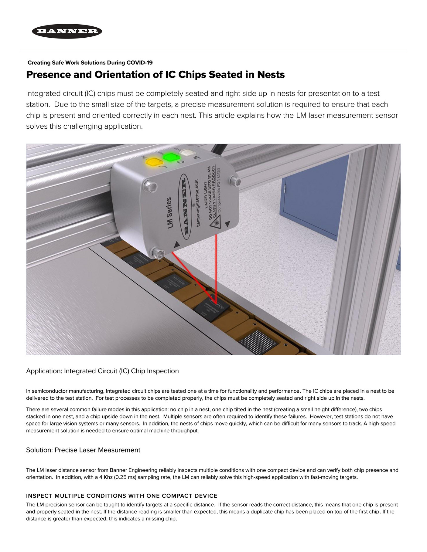 Motion Ai - Banner Engineering - Presence and Orientation of Integrated ...