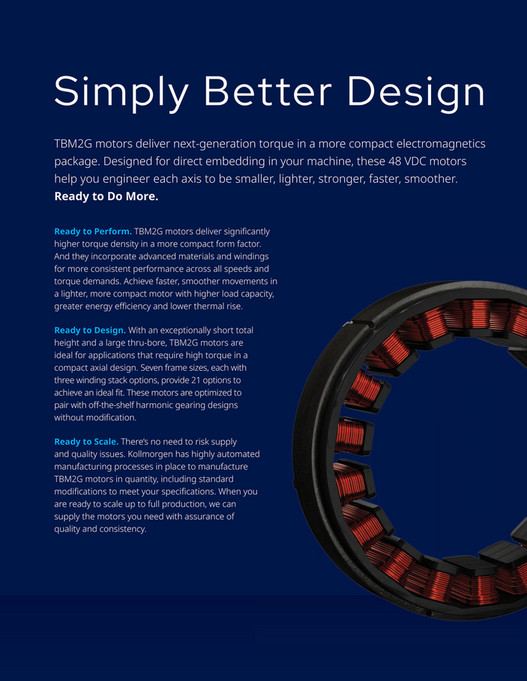 Motion Ai - TBM2G Series - Kollmorgen - Page 2-3