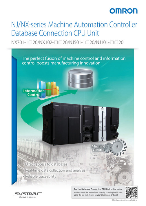 Motion Ai - Omron NJ NX Series Machine Automation Controller Database Connection - Page 1