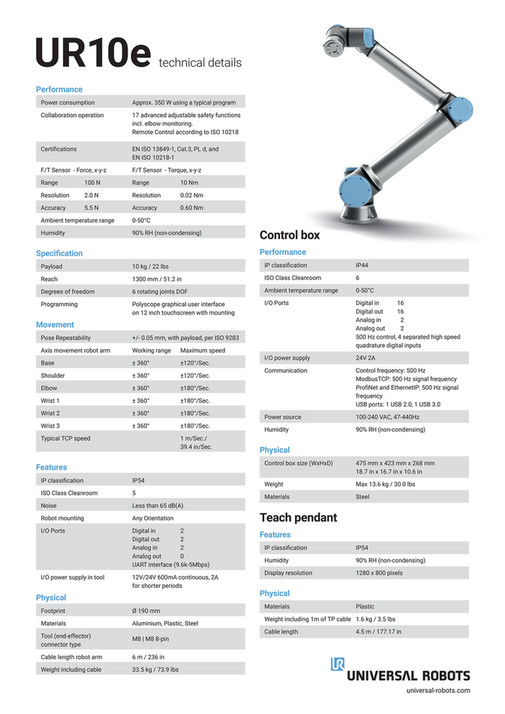 Motion Ai - UR10e Universal Robots - Page 1