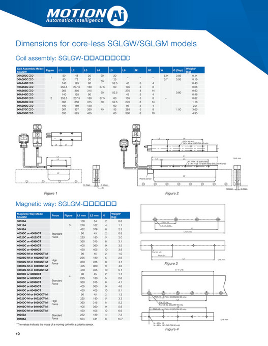Motion Ai - Linear Servo Motors Yaskawa - Page 10-11