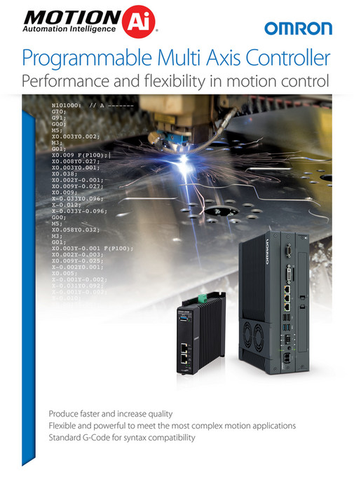 Motion Ai - Programmable Multi-Axis Controller Brochure - Delta Tau Omron - Page 1