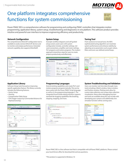 Motion Ai - PMAC Series Programmable Multi-Axis Controller Brochure ...