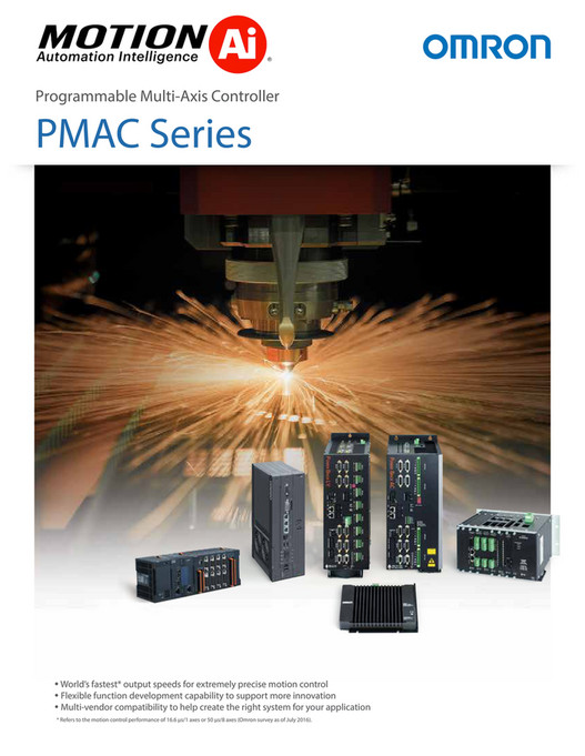 Motion Ai - PMAC Series Programmable Multi-Axis Controller Brochure - Delta Tau Omron - Page 1