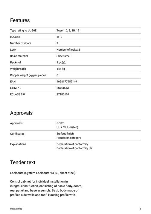 Motion Ai - VX SE free-standing enclosure system - Page 2-3