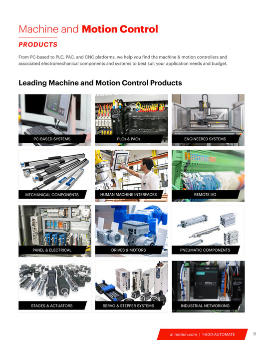 Motion Ai - Motion Automation Intelligence Capabilities Brochure - Page 8-9