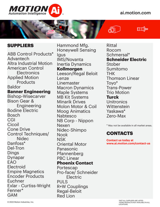Motion Automation Intelligence Line Card - CA80 - Page 2