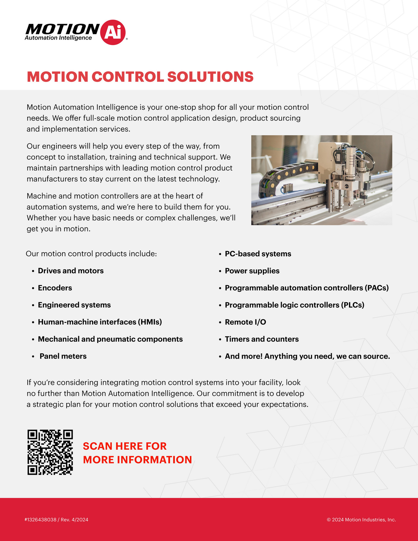 Motion Ai - Motion Ai - Motion Control Flyer - Page 1