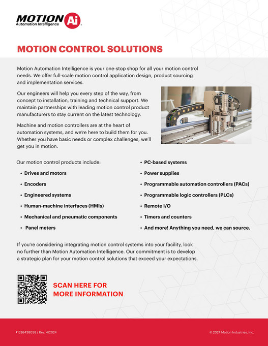 Motion Ai - Motion Ai - Motion Control Flyer - Page 1