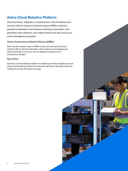 Motion Ai - Autonomous Mobile Robot Portfolio - Zebra Technologies - Page 4-5