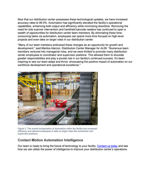 Motion Ai - Case Study: Distribution Center Optimization - Page 2