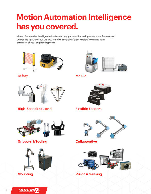 Motion Ai - Robotics Solutions Brochure - Motion Ai - Page 2-3