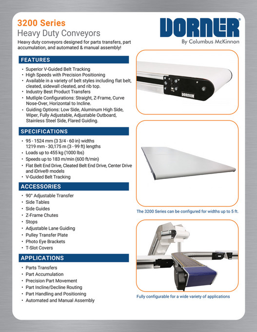 Motion Ai - Dorner 3200 Series Precision Move - Page 1