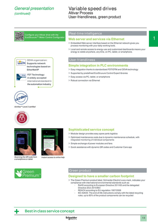 Motion Ai - Catalog Altivar Process ATV600 variable speed 2 - Page 6-7