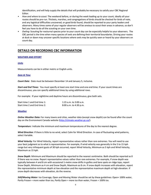 Birds Canada - CBCCompilersManual_2022 - Page 4-5