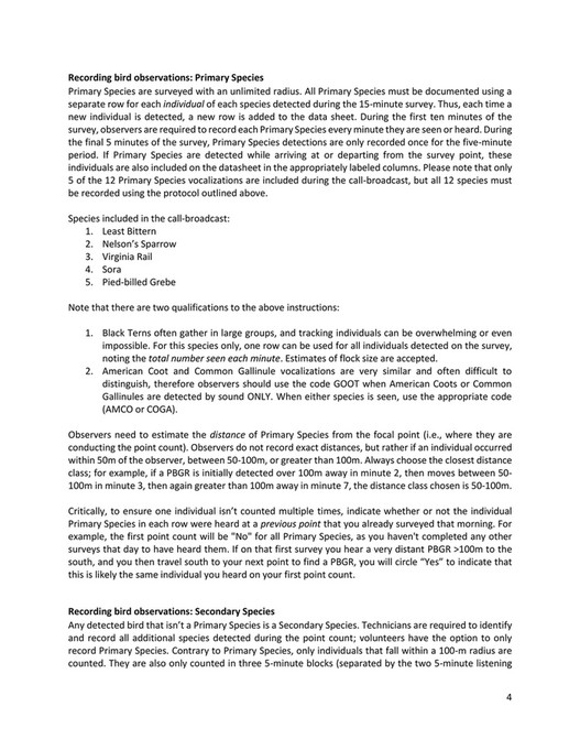 Birds Canada - MMMP_Survey-Protocol_EN - Page 4-5
