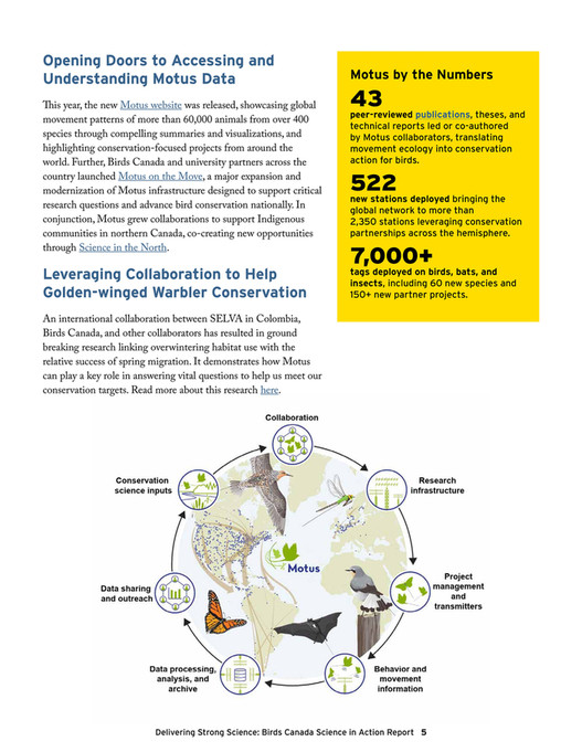 Birds Canada Science in Action Report - Page 1