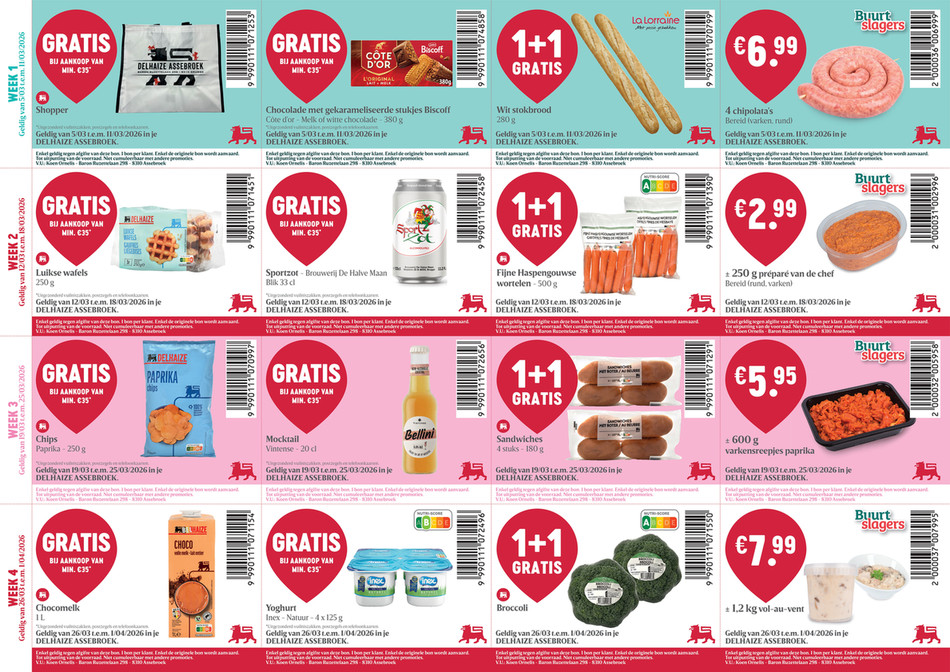 My publications - DELHAIZE ASSEBROEK W10-2026 16 BONNEN LIGGEND ...
