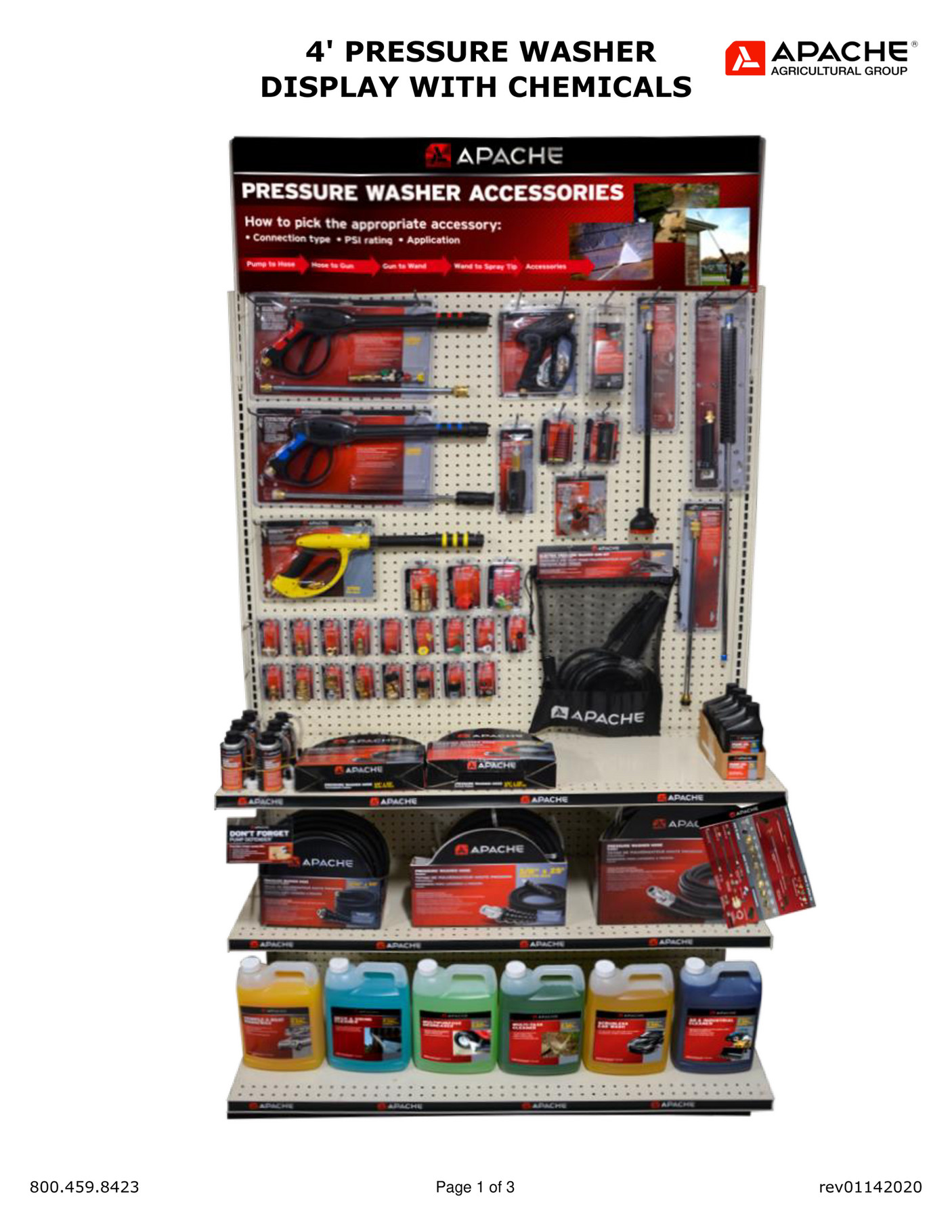Pressure Washer Hose & Accessories Display POGs - Mi Conveyance ...