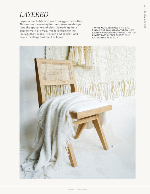 Alice Lane Home - Alice Lane Home - Lookbook - Volume 1 - Page 46-47