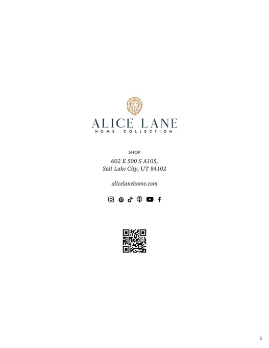 Alice Lane Home - Alice Lane Home - Lookbook - Volume 2 - Page 2-3