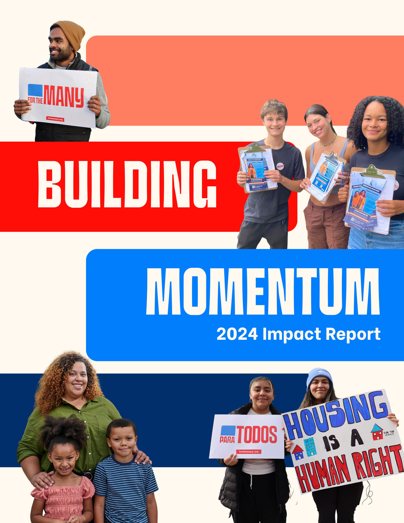 For the Many - 2024 Spring Impact Report - Page 2-3