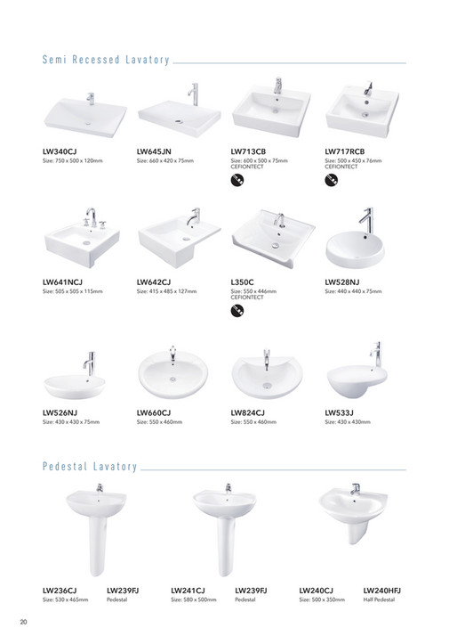 TOTO Catalog - TOTO Sanitary Catalog (T21-1) - Page 22-23
