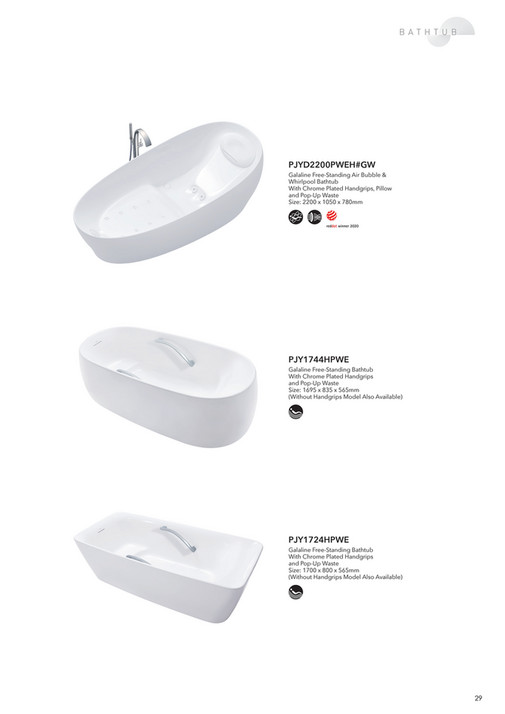 TOTO Catalog - TOTO Sanitary Catalog (T21-1) - Page 30-31