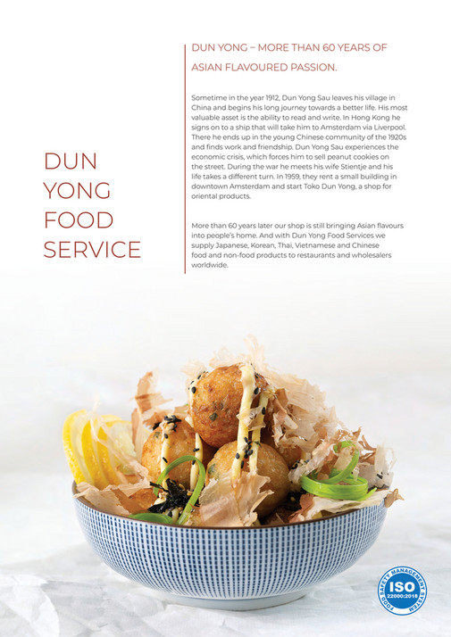 Dun Yong food services - Dun Yong catalogus - Page 4-5 Dun Yong food services - Dun Yong catalogus - Page 4-5