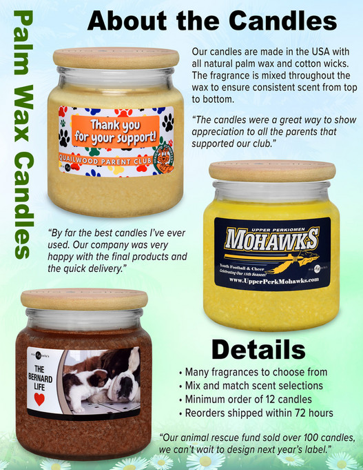Mia Bella's Candles Custom Label Guide - Page 2-3 Mia Bella's Candles Custom Label Guide - Page 2-3