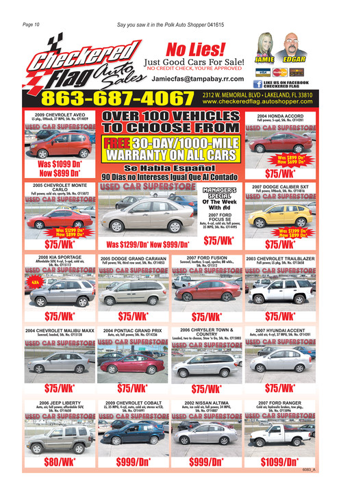 Showcase Media - AutoShopper Florida - Polk - Page 10-11 - Created with ...