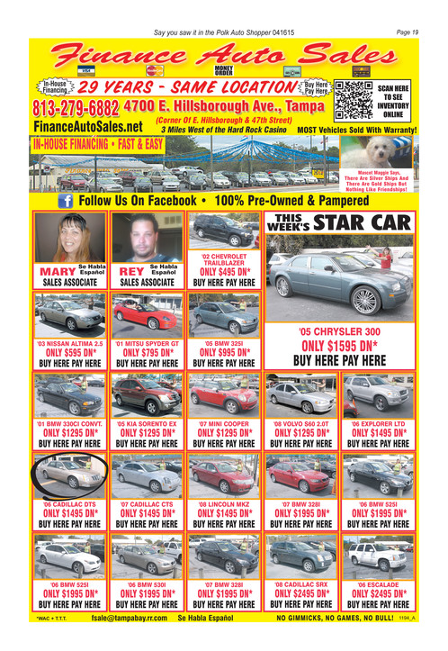 Showcase Media - AutoShopper Florida - Polk - Page 18-19 - Created with ...