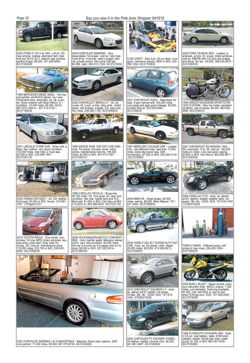 Showcase Media - AutoShopper Florida - Polk - Page 30-31 - Created with ...