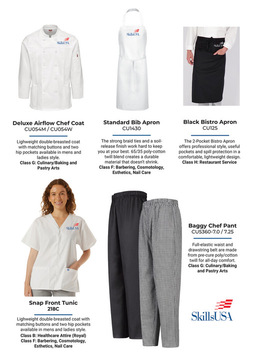 Career Uniforms - CU Catalog 2022 - SkillsUSA - Page 6-7