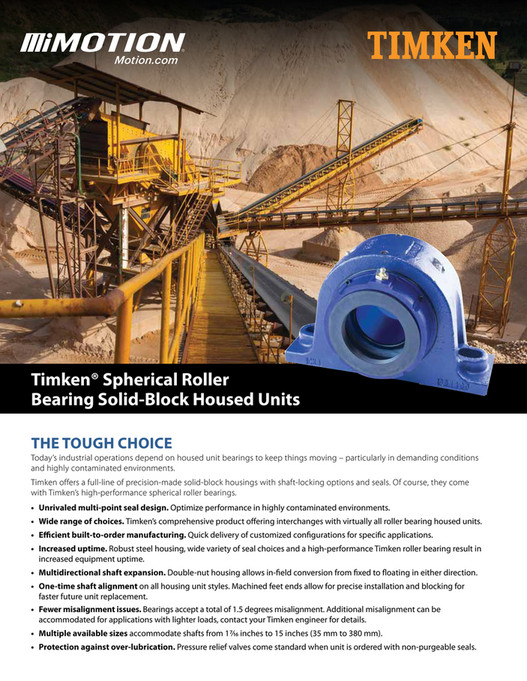 Motion - Timken-QM-RHUBrochure - Page 1