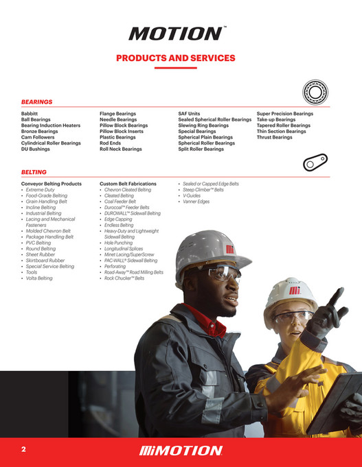 Motion - Motion Product Guide - Page 2-3