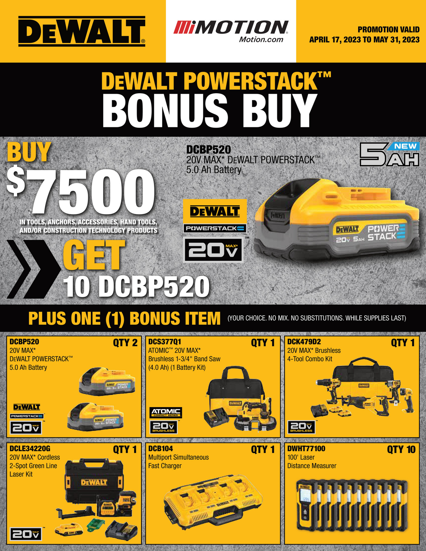 Motion - Motion DEWALT Powerstack Bonus Flyer - Page 2