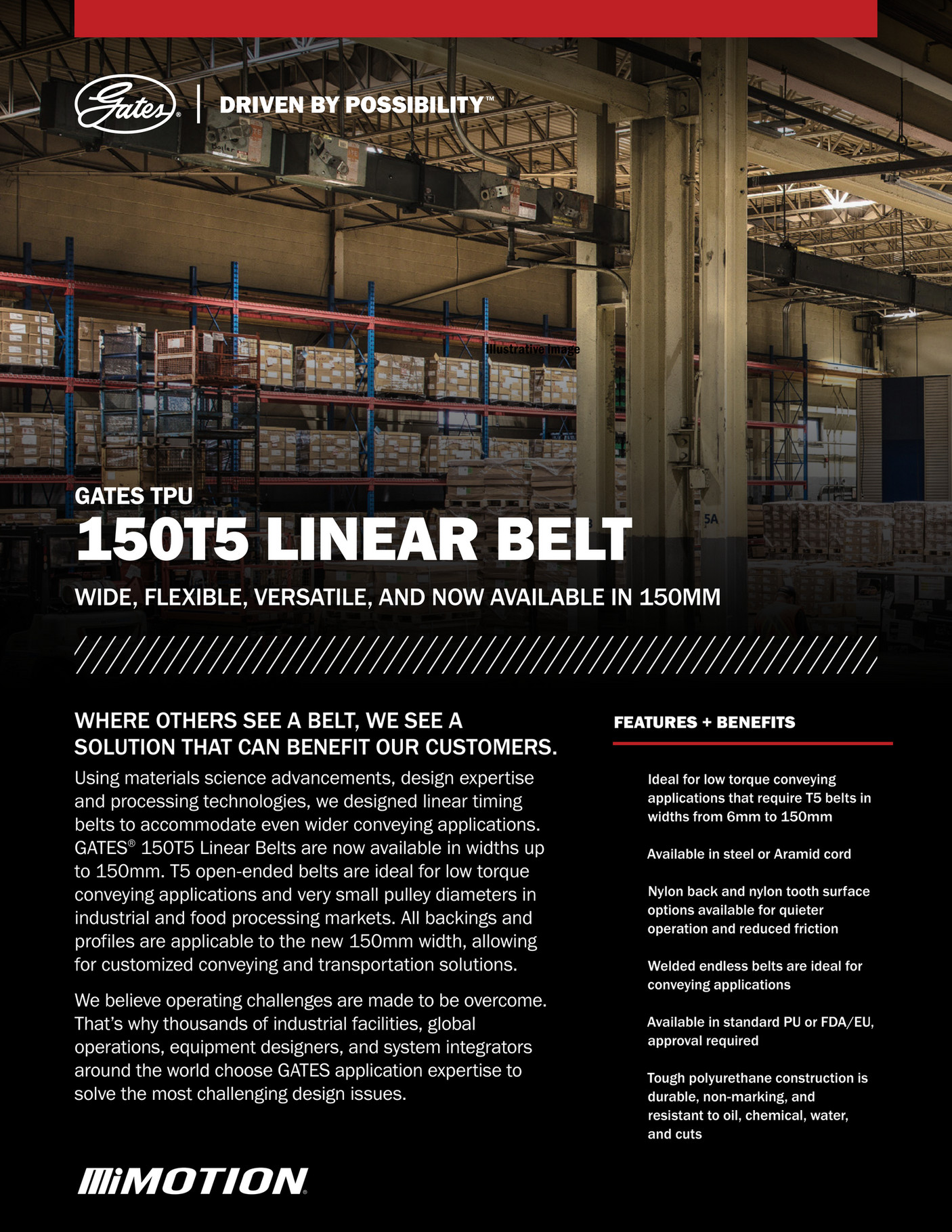 Motion - Gates TPU 150T5 Linear Belt - Page 1