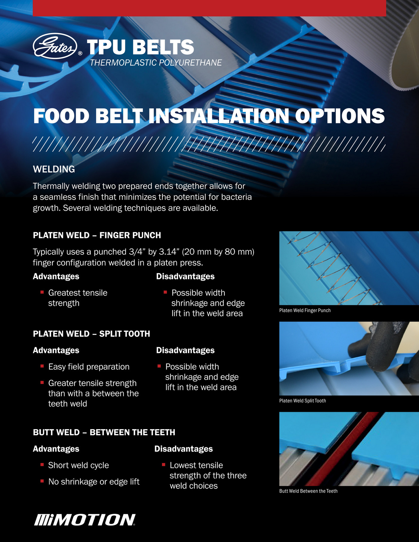 Motion - Gates TPU Food Belt Installation - Page 1