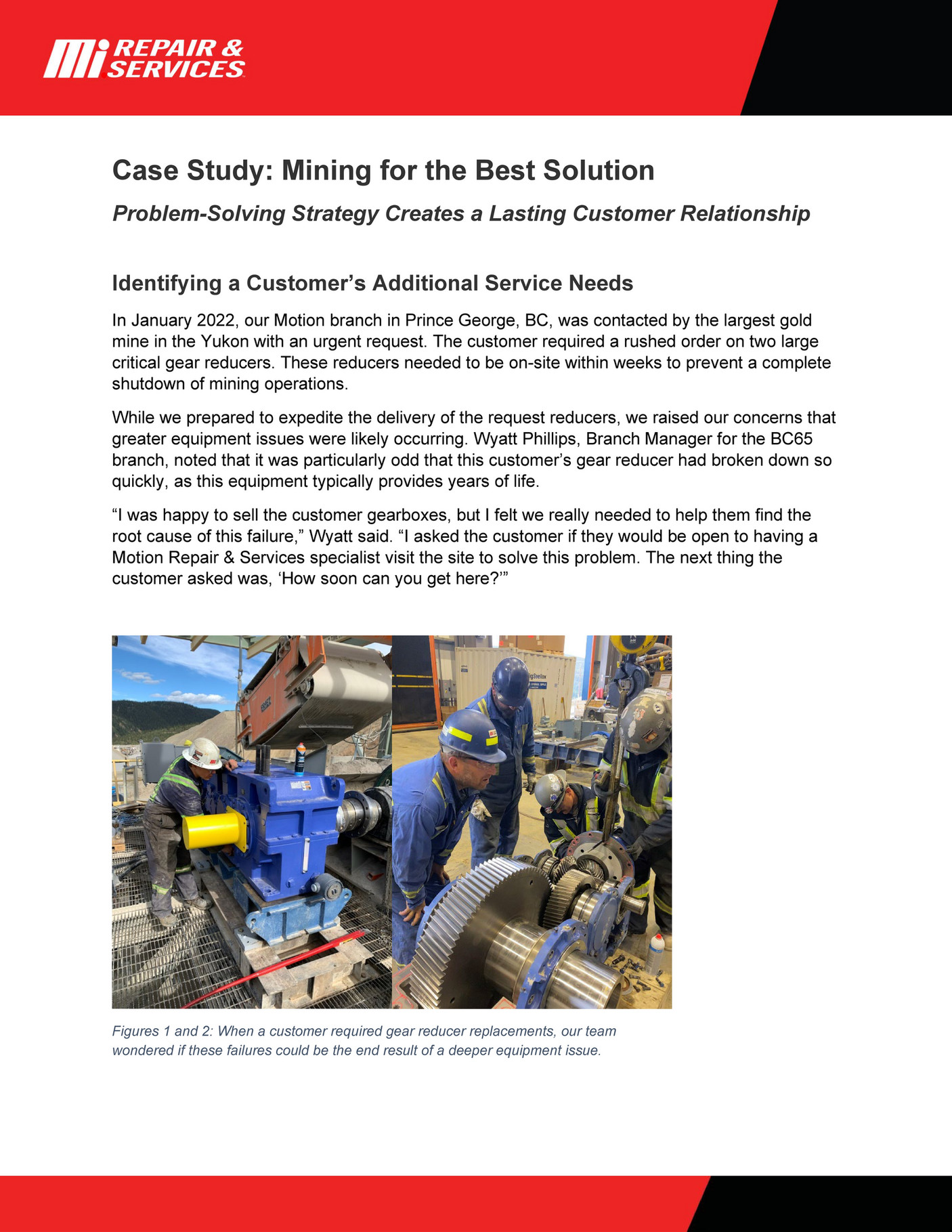 Motion - Case Study - MiRS - Gold Mine Story - Page 1
