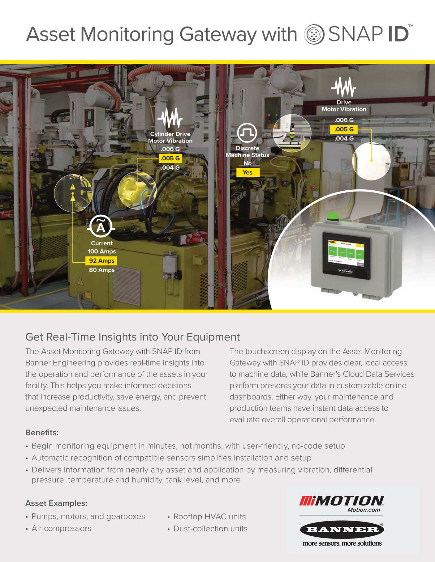 Motion - Asset Monitor Gateway Banner Flyer - Page 1