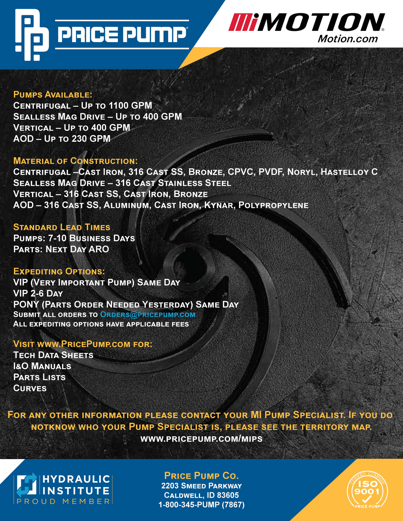 Motion - Motion Industries Partnership Sheet - Page 1