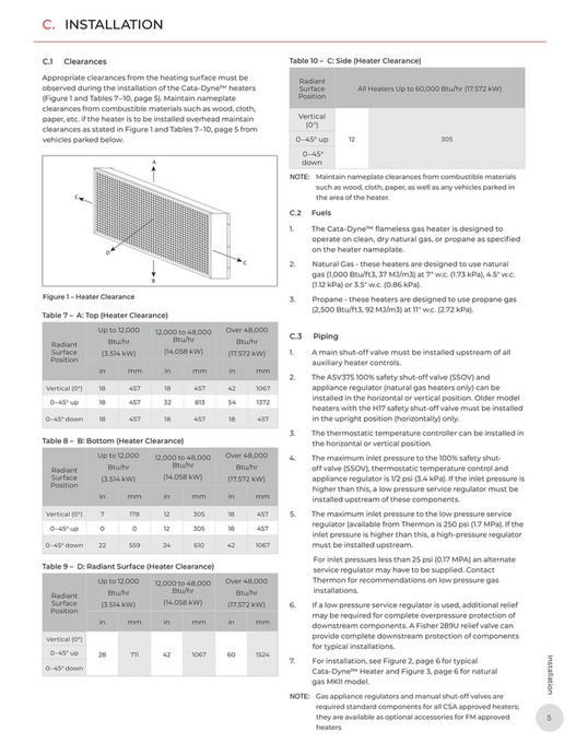 Motion - Cata-Dyne BX Series Gas Catalytic Heater Owners Manual ...