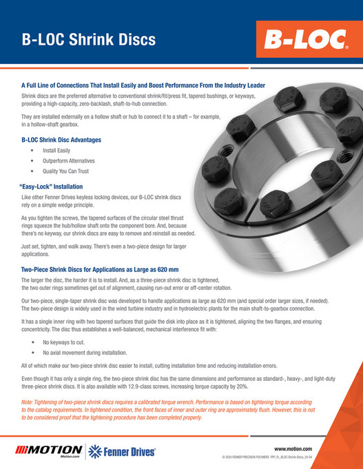 Motion - Fenner Drives Motion-CoBrand_BLOC-Shrink-Discs_ - Page 1