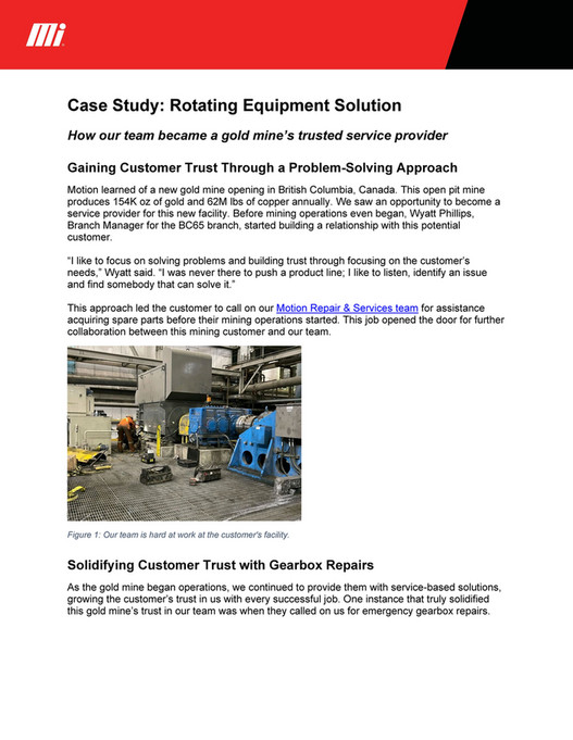 Motion - Case Study - Rotating Equipment - Mi Rewrite 2024 - Page 1
