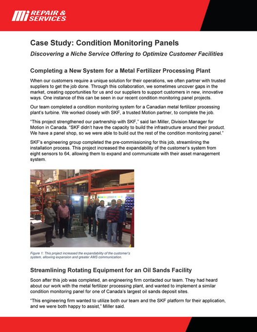 Motion - Case Study - MiRS - Condition Monitoring Panel 2025 - Page 2