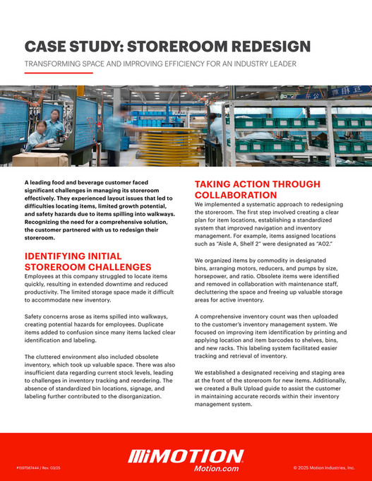 Motion - Motion - Storeroom Redesign Case Study 2025 - Page 1