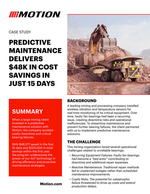 Motion - Case Study - Mi - Mining Predictive Maintenance P2MRO 2025 ...