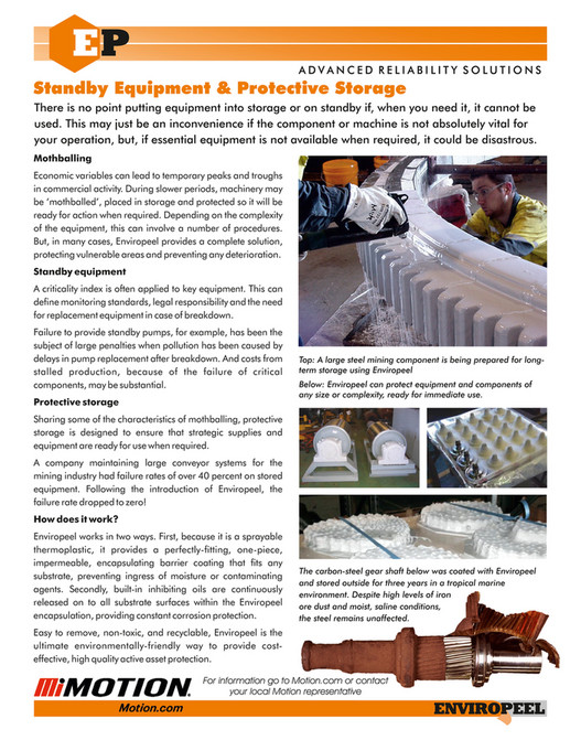 Motion - Enviropeel Standby and Protective Storage Motion - Page 1