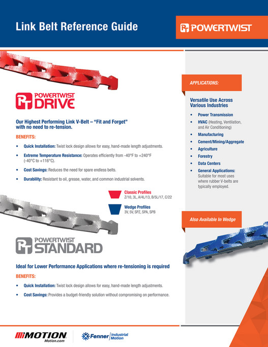 Motion - Fenner Link Belt Guide - Page 1